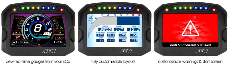 AEM CD-5 & CD-7 Race Dash