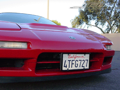 ScienceofSpeed Stealth License Plate Bracket - NSX, 1991-05