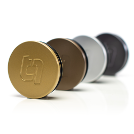 Titan 7 Heritage Silver center caps (set of 4)