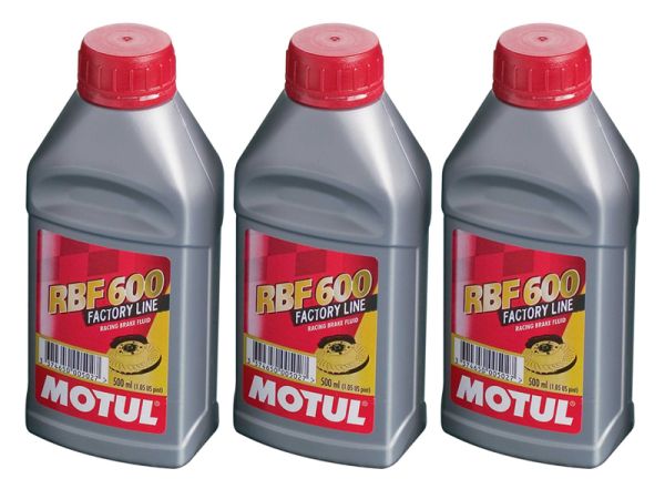 Motul RBF600 Synthetic Racing Brake Fluid, 500 ml